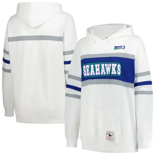 Mitchell & Ness Seattle Seahawks Head Coach Throwback Pullover Hoodie