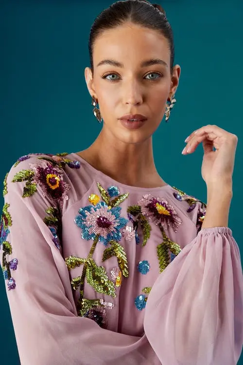Coast Embellished Sequin Midi Dress