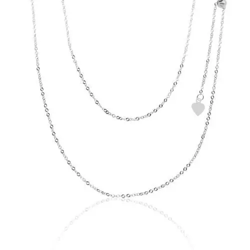 THE LOVERY FINE JEWELRY Adjustable Bolo Chain Necklace - White Gold