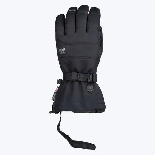 MOBILE WARMING Aerial Waterproof Heated Snow Glove - Black