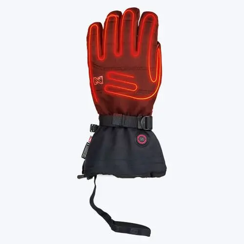 MOBILE WARMING Aerial Waterproof Heated Snow Glove - Black