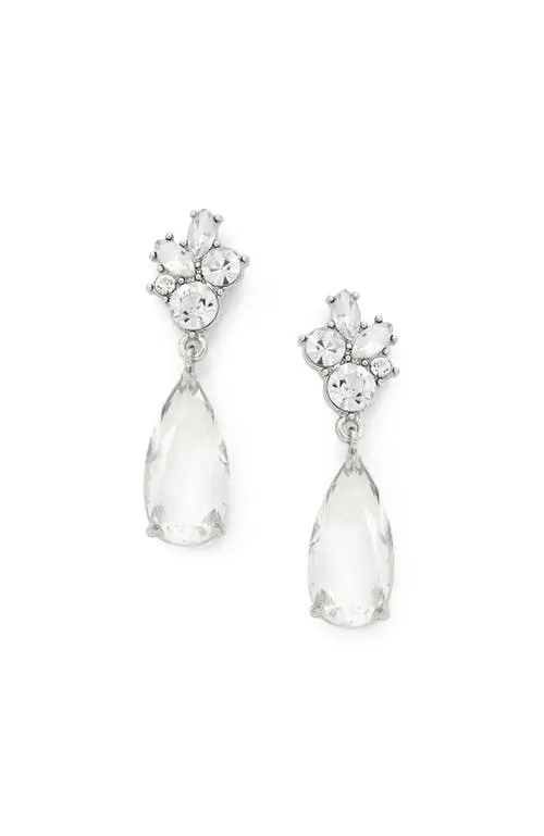 OLIVE & PIPER Tuyet Drop Earrings - Silver