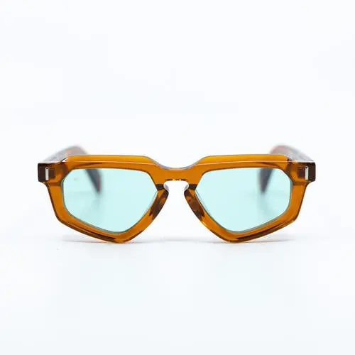 TAXXON EYEWEAR Avitio Sunglasses With Amber Frame & Lens - Aqua