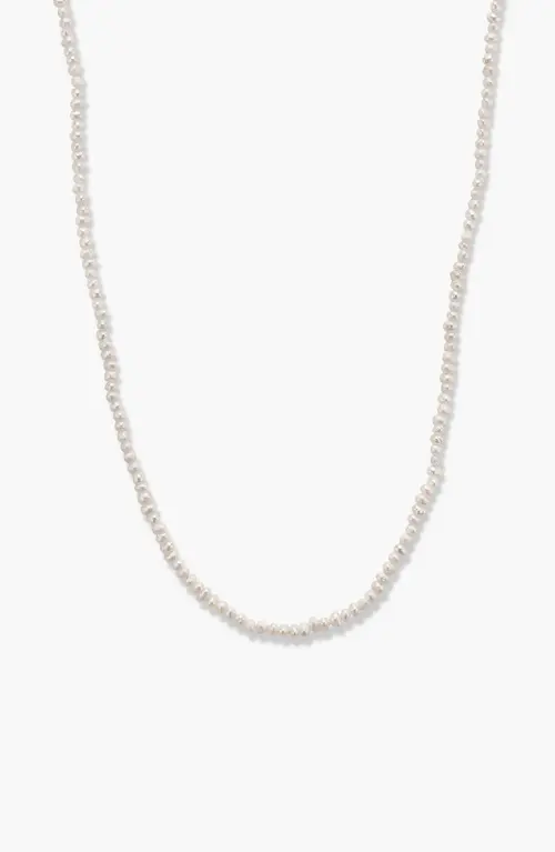 Mejuri Micro Necklace - Pearl
