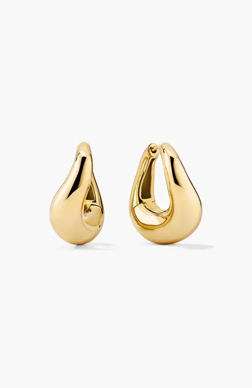 Mejuri Dôme Figure Hoop Earrings - 18k Gold Vermeil