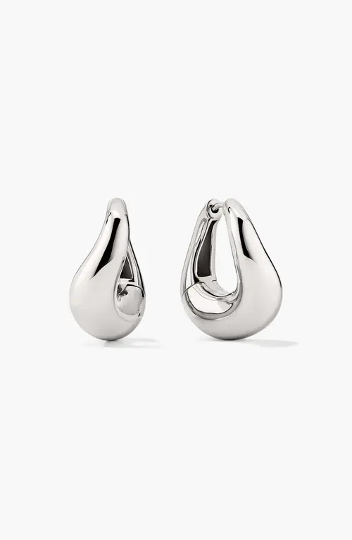 Mejuri Dôme Figure Hoop Earrings - Sterling Silver