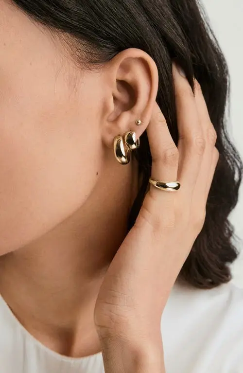 Mejuri Dome Hoop Earrings