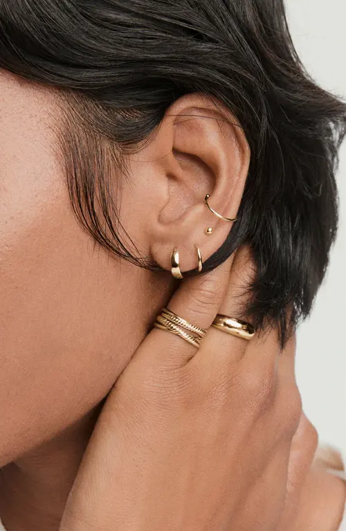 Mejuri Bold Huggie Earrings