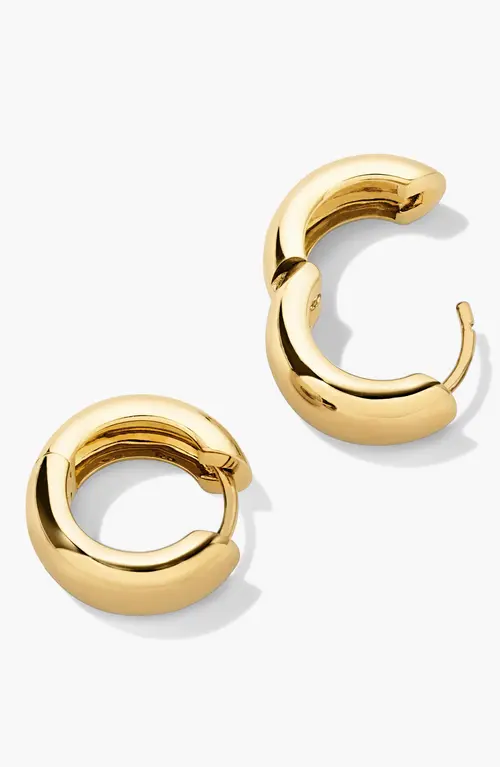 Mejuri Chunky Vermeil Hoop Earrings - 18k Gold Vermeil