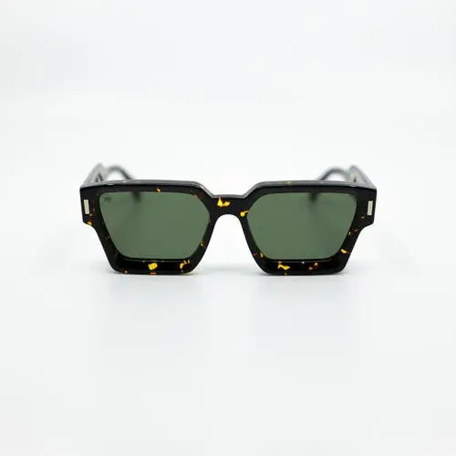TAXXON EYEWEAR 008 Sunglasses With Tortoise Frame - Green
