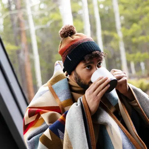 Turtle Fur Cuffed Pom Winter Hat