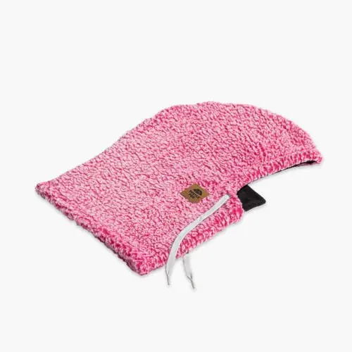 Turtle Fur High Pile Fleece Overhood - Luscious Pink