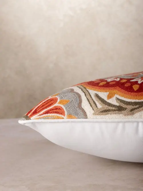 GAURI KOHLI Holi Throw Pillow Cover - Multicolored