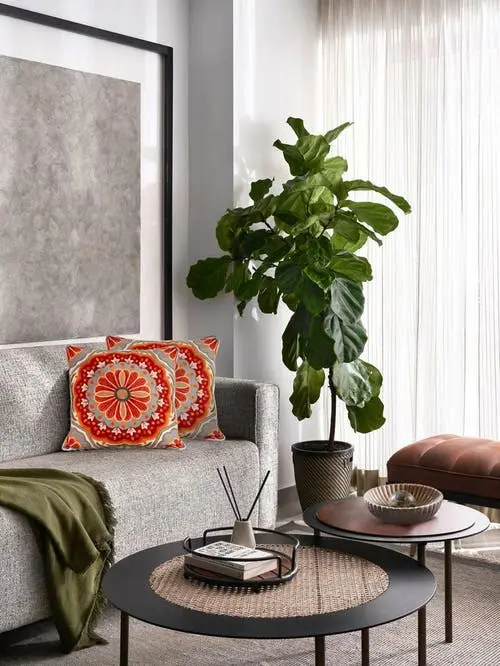 GAURI KOHLI Holi Throw Pillow Cover - Multicolored