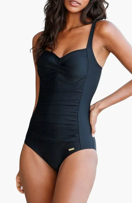 LASCANA Tummy Control One-piece - Black