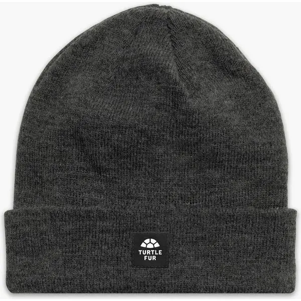 Turtle Fur Explorer Cuffed Beanie - Charcoal