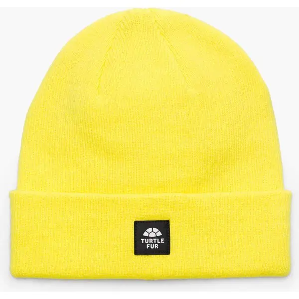 Turtle Fur Explorer Cuffed Beanie - Yellow