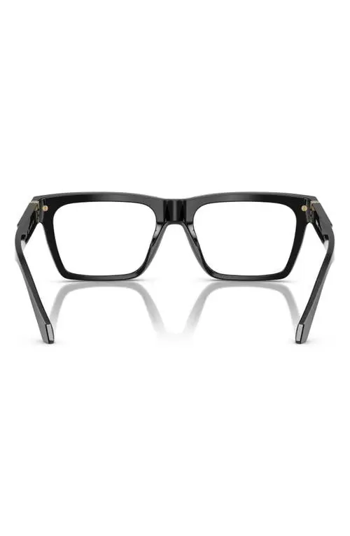 Versace Rectangle Eyeglasses - Black