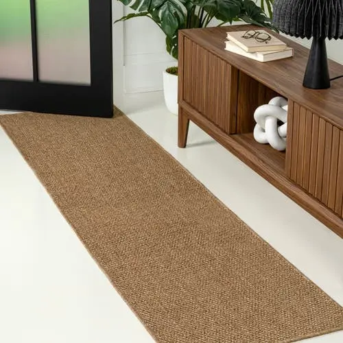 JONATHAN Y Solana Easy Jute Rustic Solid Indoor/outdoor Area Rug