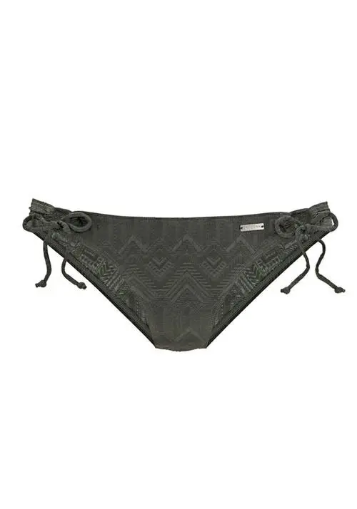 LASCANA Textured Side Tie Bikini Bottom