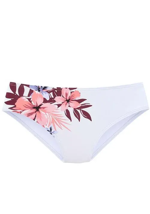LASCANA Floral Print Bikini Bottom