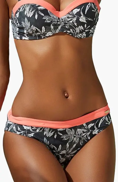LASCANA Printed Classic Bikini Bottom - Black & White