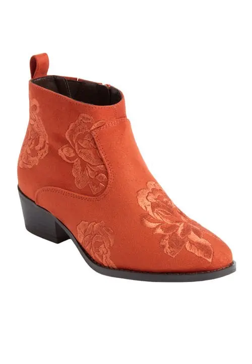 COMFORTVIEW The Gwyneth Bootie - Copper