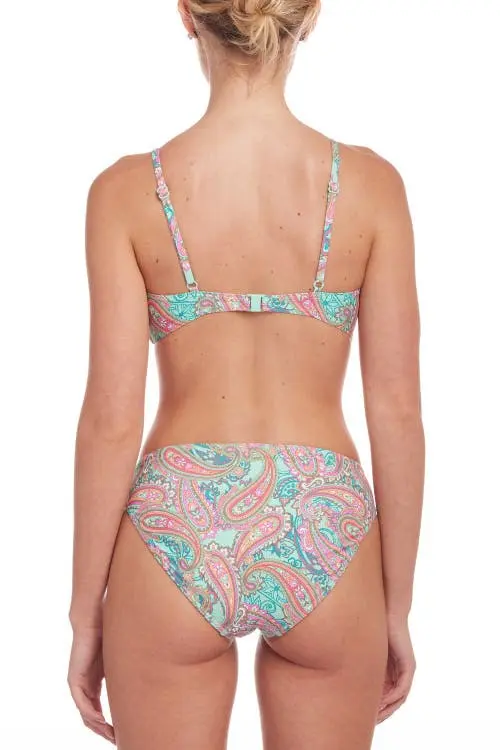LASCANA Paisley Print Classic Bikini Bottom