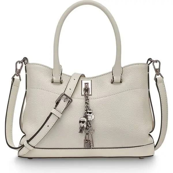 Karl Lagerfeld Paris Gisele Crossbody - White/silver