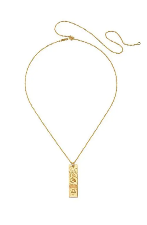 SATYA JEWELRY Zodiac Pendant Necklace - Libra