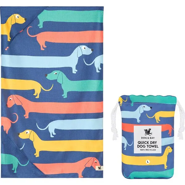 DOCK & BAY Dog Towel - Go Long