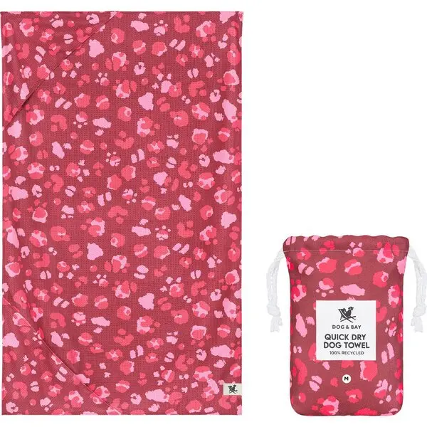 DOCK & BAY Dog Towel - Pink Paws