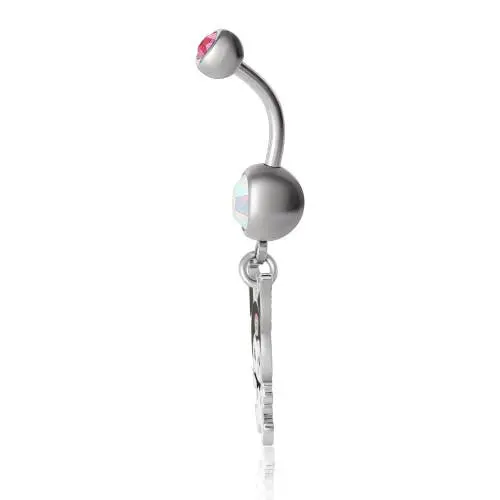 HELLO KITTY Kuromi Stainless Steel Dangle Belly Button Ring