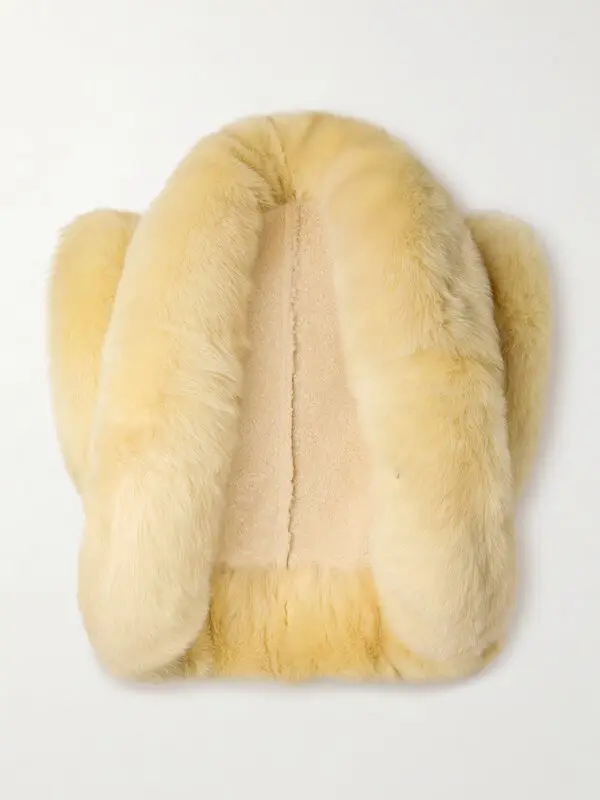 Alaïa Shearling Vest - Cream