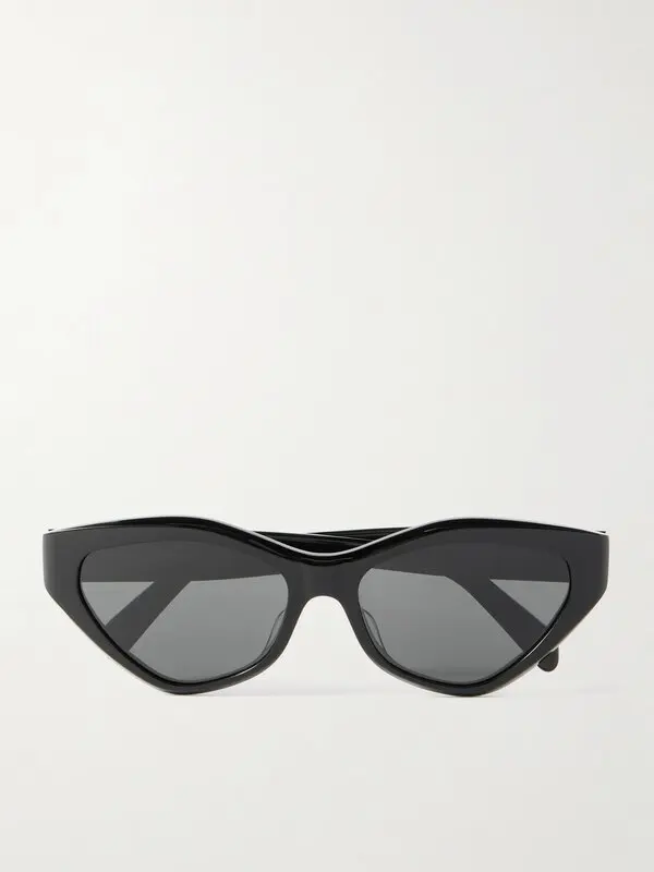 Celine Triomphe Cat-eye Sunglasses - Black
