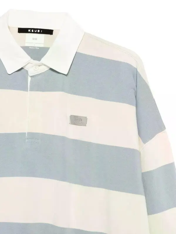 Ksubi Striped Polo Top