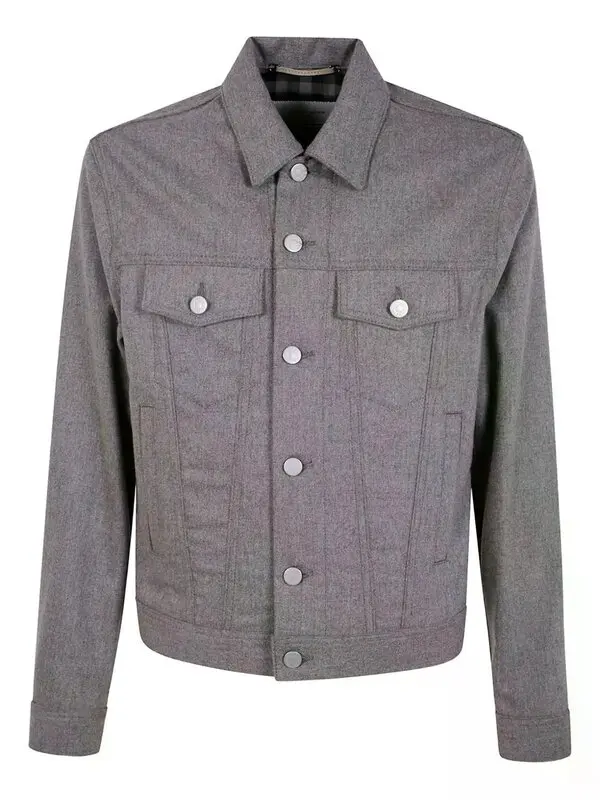 Jacob Cohen Buttoned Pocket Shirt Jacket