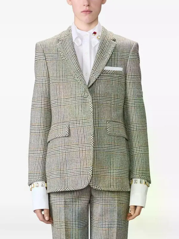 Thom Browne Hunting Tweed Armband Blazer