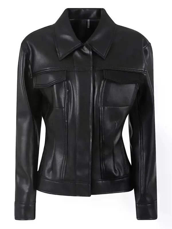 Norma Kamali Faux-leather Jacket