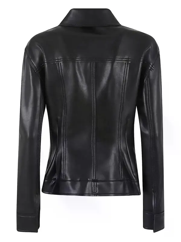 Norma Kamali Faux-leather Jacket