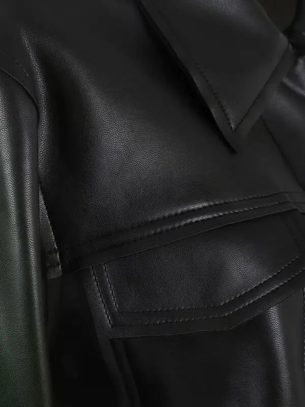 Norma Kamali Faux-leather Jacket