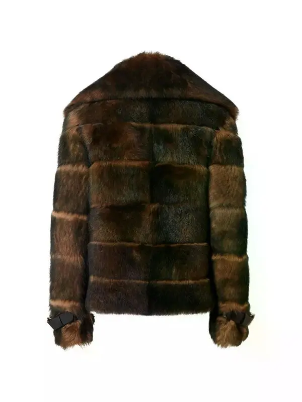 Fendi Fur Jacket With Buckle Detail