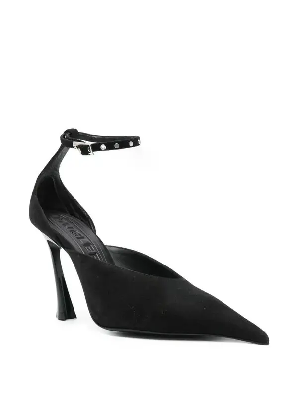 MUGLER Ankle Strap Pumps