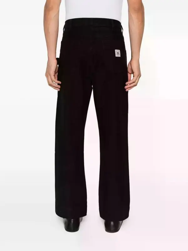 BODE Logo-patch Jeans - Black