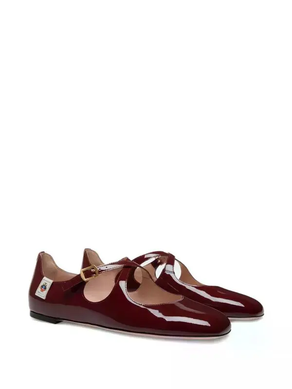 Bally Criss-cross Ballet Flats