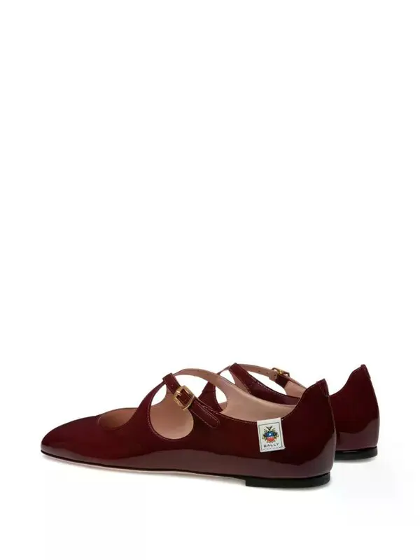 Bally Criss-cross Ballet Flats