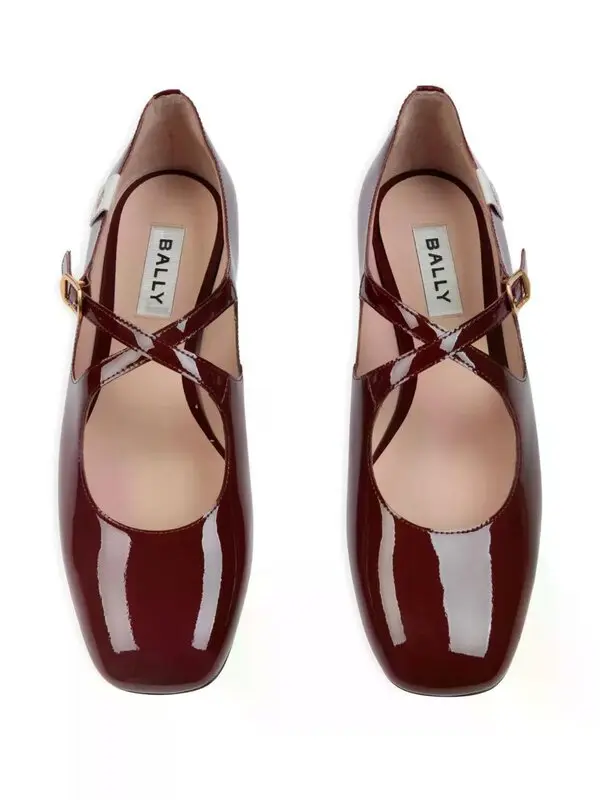 Bally Criss-cross Ballet Flats