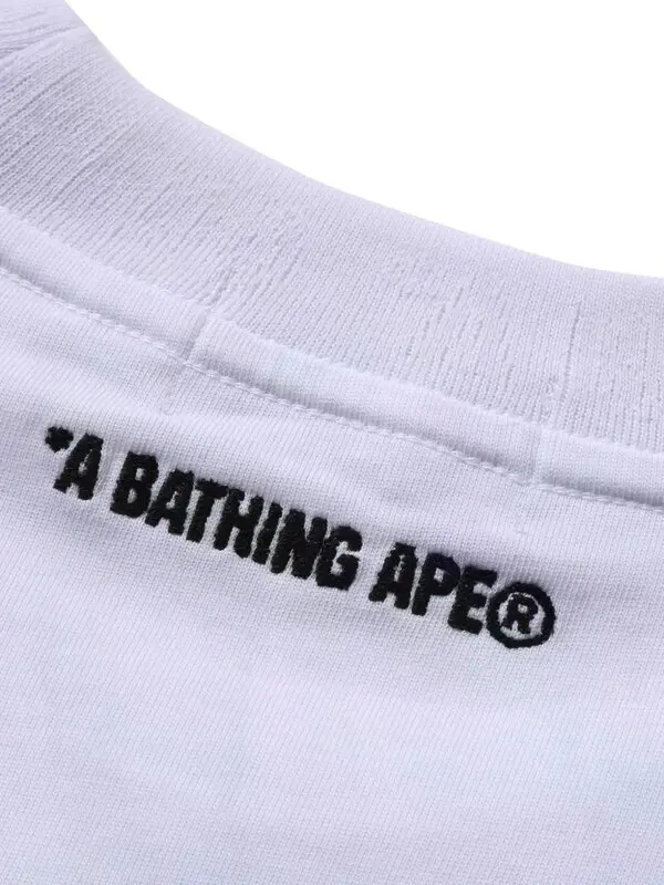A BATHING APE Long-sleeve Logo-patch T-shirt