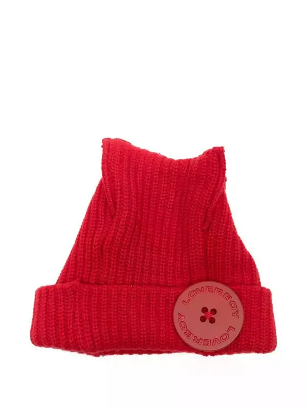 CHARLES JEFFREY Box Beanie - Red