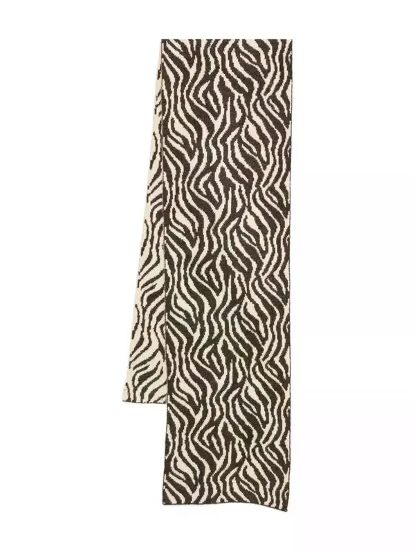 TWINSET Zebra-print Scarf - Neutrals